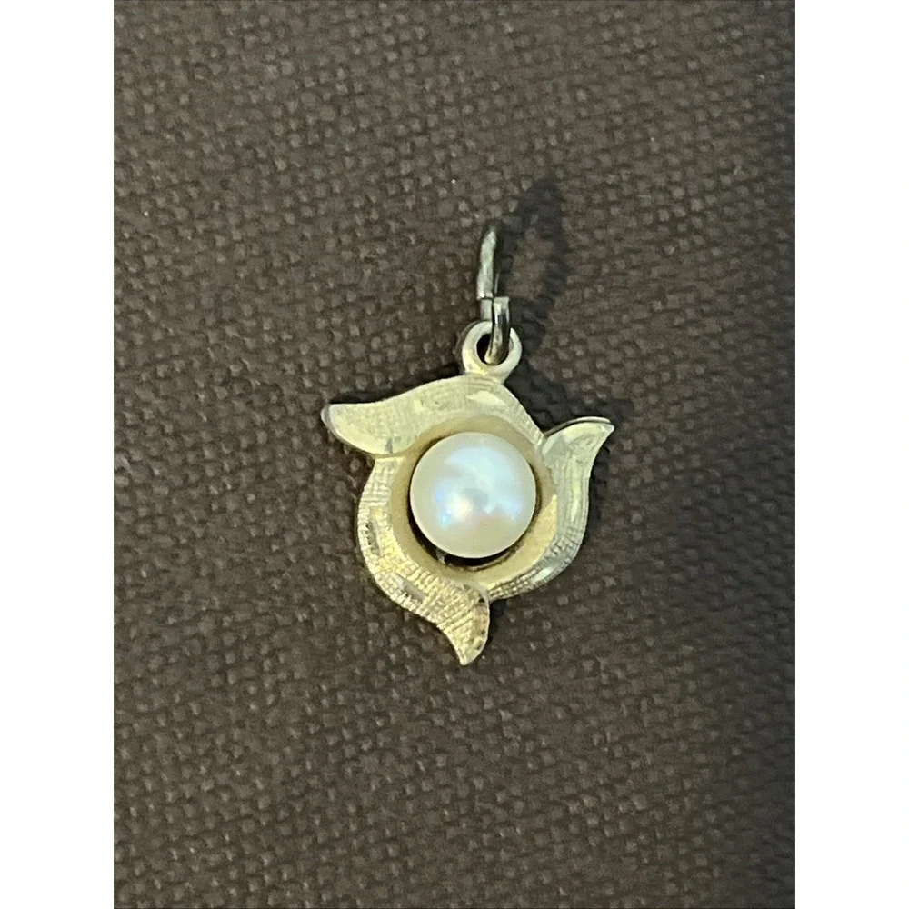 Jewelry | 12k Gold Filled Spiral Pendant W Real Cultured Pearl In ...